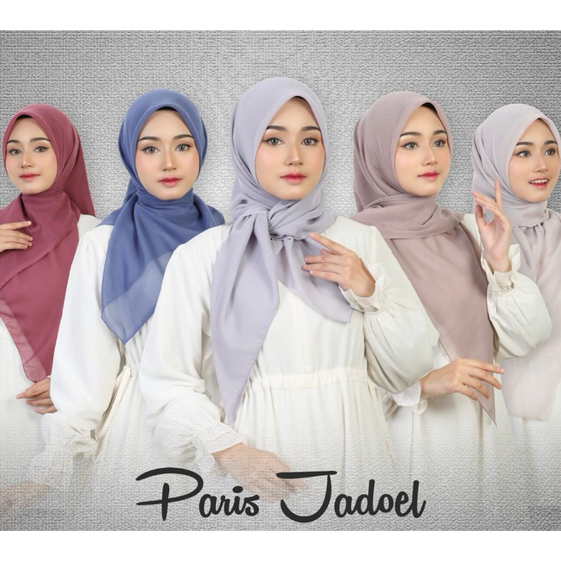 Jual PAKET 12 HIJAB PARIS JADUL ORI (COD) | Shopee Indonesia