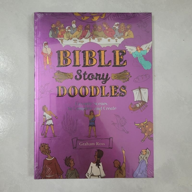Jual Bible Story Doodles: Favorite Scenes To Complete And Create Animal ...