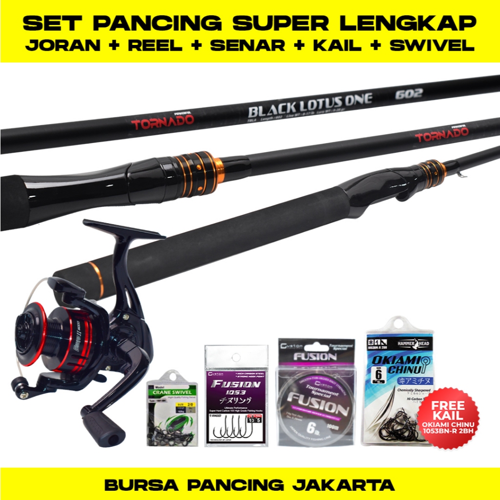 Jual [BELI 1 DAPAT 6 GRATIS KAIL HAMMER HEAD] Set Pancing Super Lengkap ...