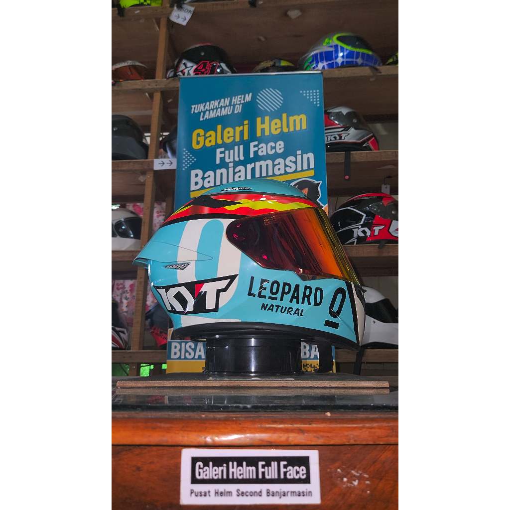 Jual KYT TTC LEOPARD NATURAL JAUME MASIA | Shopee Indonesia