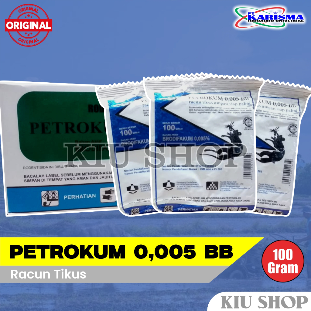 Jual Grosir / PETROKUM - 100 Gram / Racun Tikus Rumah dan Kebun ...