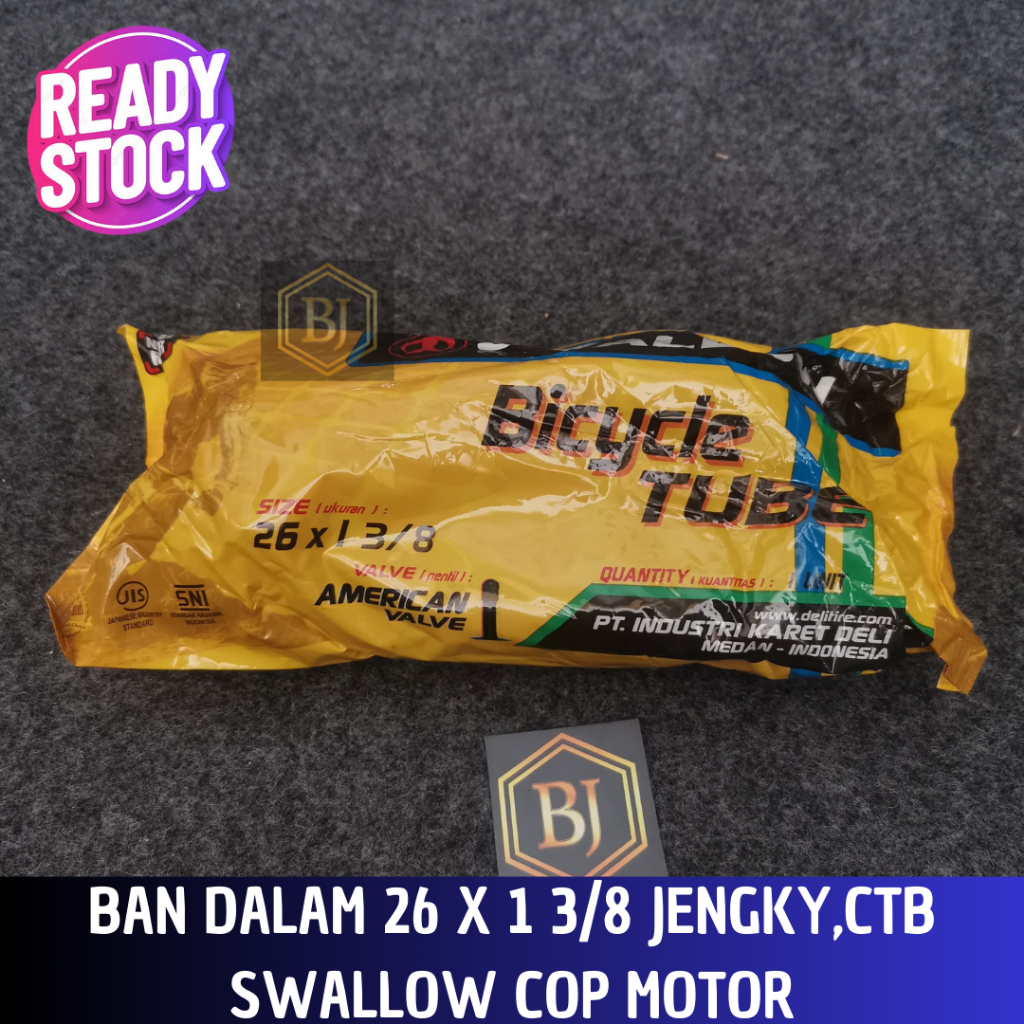 Jual Ban dalam sepeda jengki siera 26x1 3/8 swallow / Ban Dalam 26 x 1 3/8 Swallow AV / Ban ...