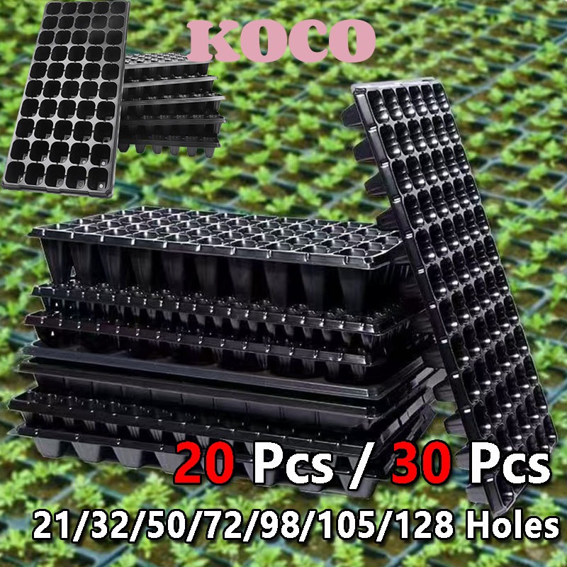 Jual 20 PCS / 30 PCS Tray Semai / Seedling Pot / Pot Tray Semai Bibit ...