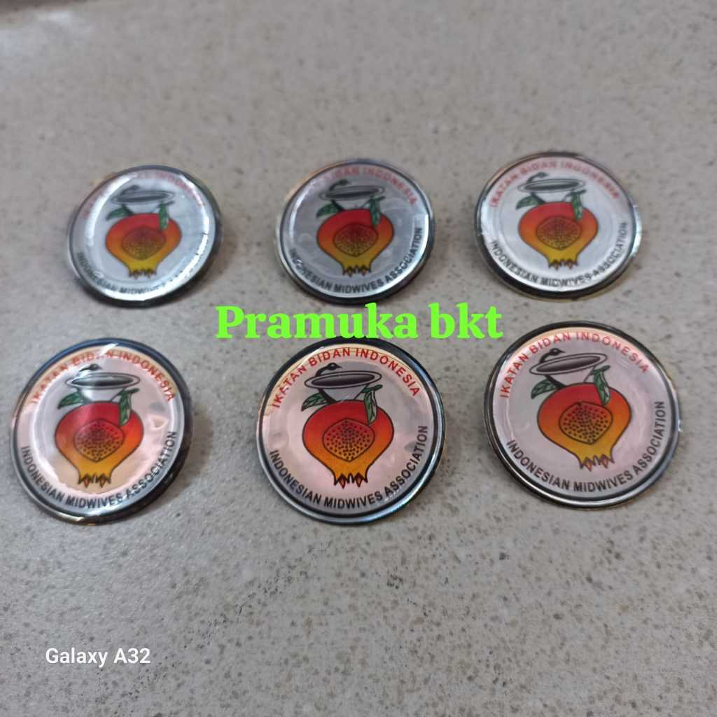 Jual Pin IBI Bidan / Pin IBI Logo Terbaru Ikatan Bidan Indonesia Lapis ...