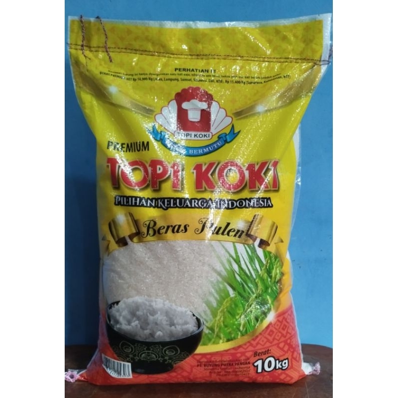 Jual Beras Topi Koki 10Kg | Shopee Indonesia