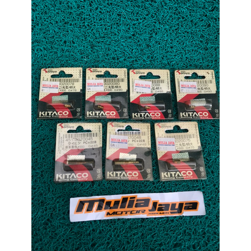 Jual MAIN JET GRAND ATAU KAZE UK 75 78 80 88 90 MEREK KITACO | Shopee Indonesia