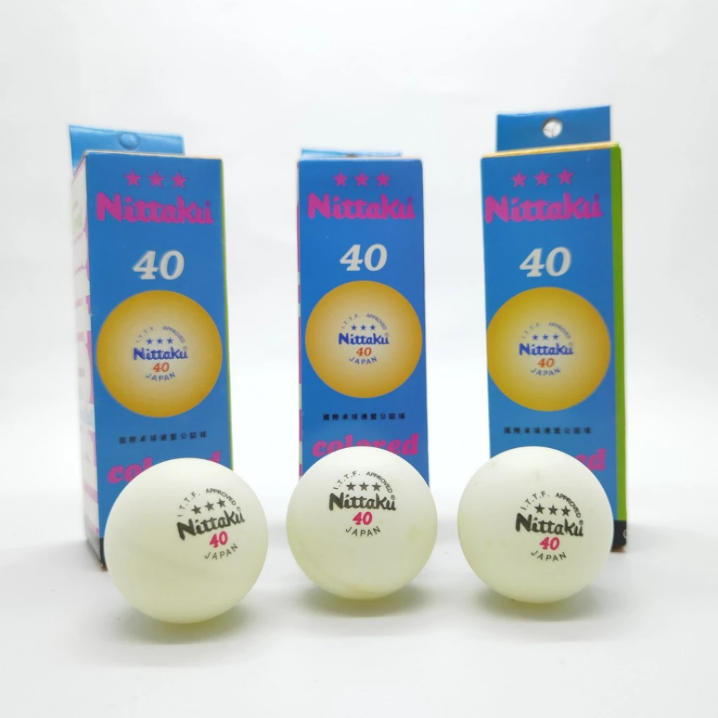 Jual Bola Pingpong Nittaku 3 STAR 40 (3pcs) | Shopee Indonesia