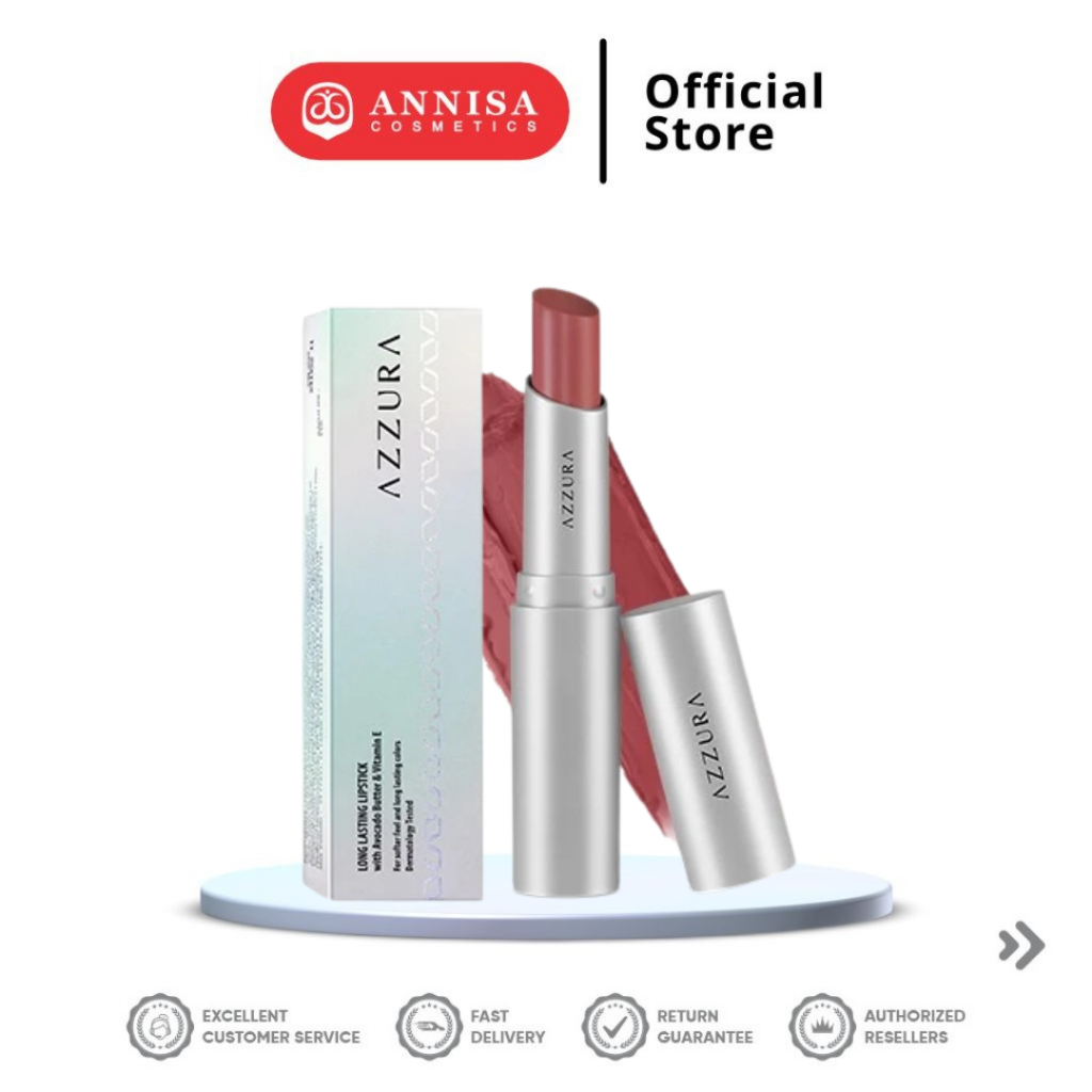 Jual AZZURA Longlasting Lipstick | Shopee Indonesia