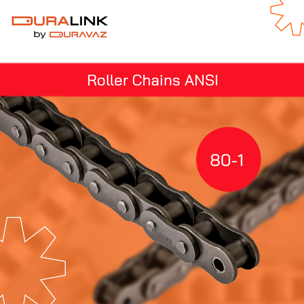 Jual ROLLER CHAIN / RANTAI INDUSTRI / RANTAI 80 SINGLE DURALINK BY ...