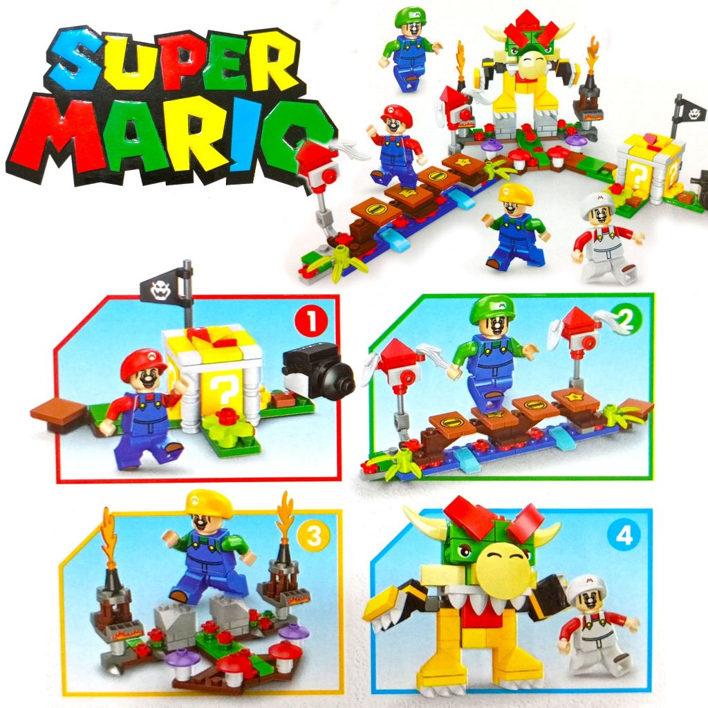Jual MAINAN BLOCK MARIO GT 4 IN 1 SUSUN BLOK BALOK EDUKASI BRICK COCOK ...