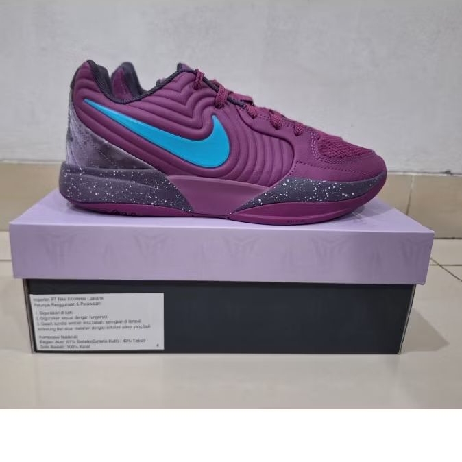 Jual Nike Ja Morant 2 Nike JA 2 STARGAZER PURPLE SKY (GS) | Shopee ...