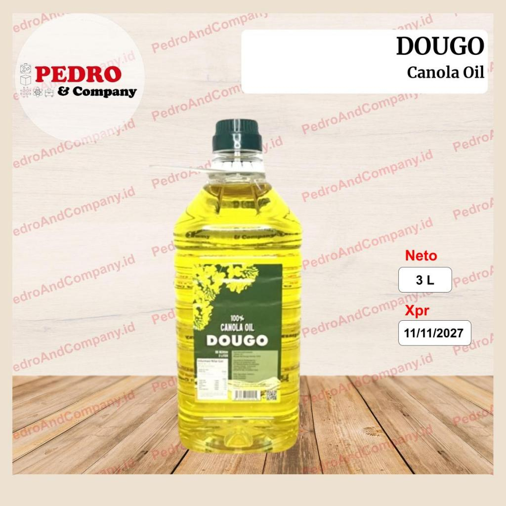 Jual Dougo canola oil 3 liter kaleng - minyak kanola / cooking oil 3L ...
