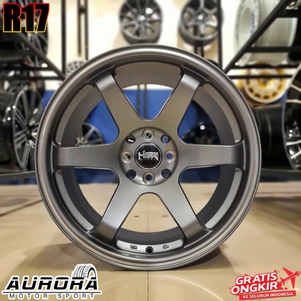 Jual Velg TE37 ring 17 mobil Rocky Raize Yaris Mobilio Jazz Swift HSR Tokyo Oshu R17x7,5/9 Grey ...