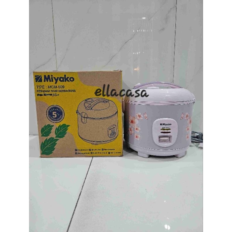 Jual Magic Com Miyako 1.8L MCM-509 / Rice Cooker Miyako 1.8L | Shopee ...