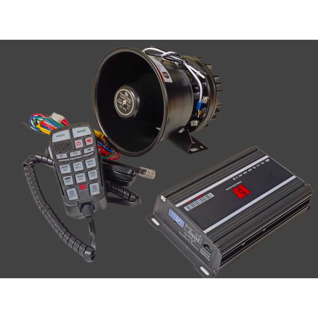 Jual Modul 7600 Sirine Handheld siren sirene 400 watt dengan speaker ...