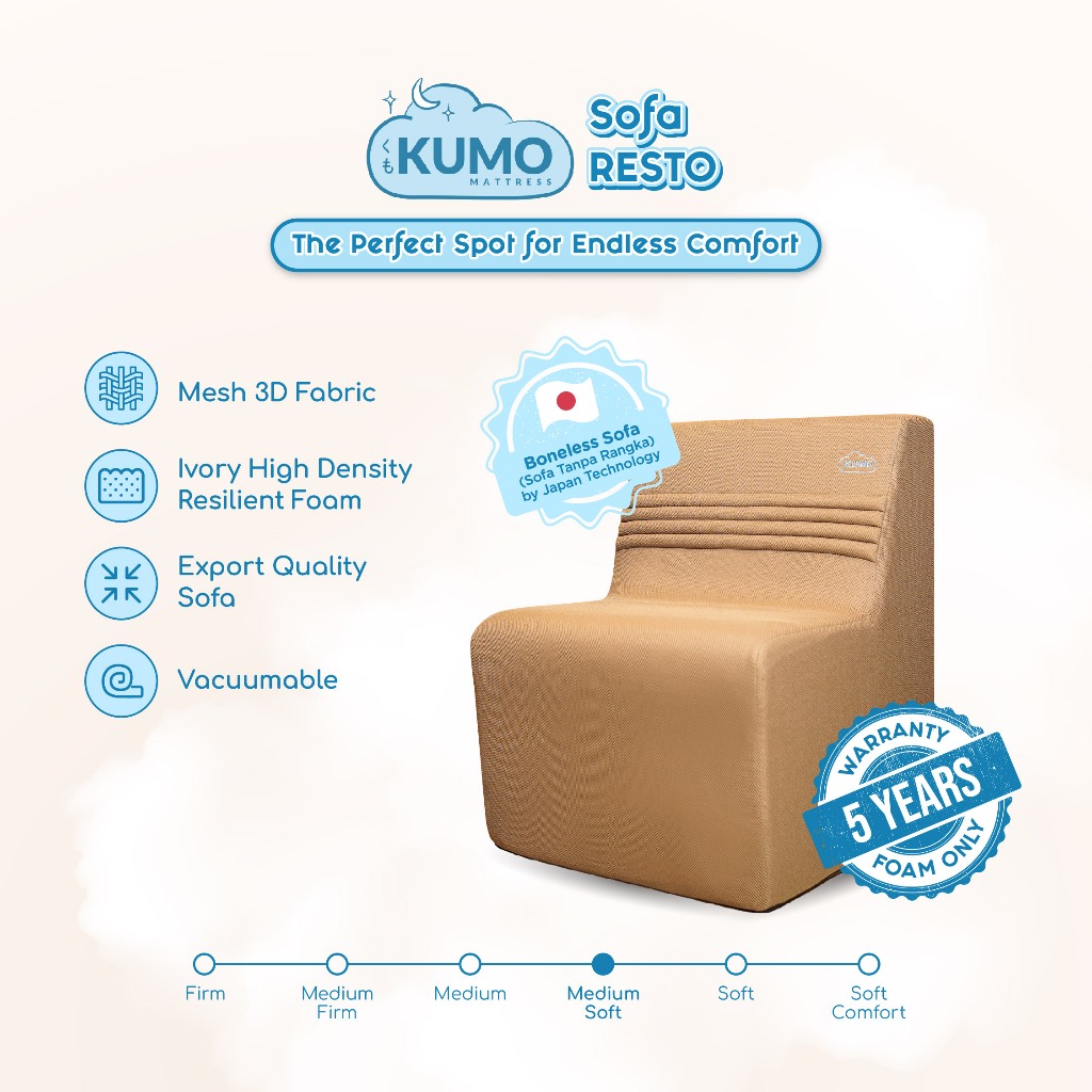 Jual KUMO Boneless Sofa Resto - Kursi Busa Resto / Sofa Santai / Sofa ...