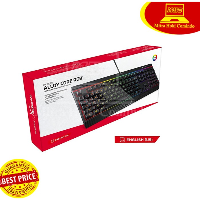 Jual Keyboard Gaming Hyperx Alloy Core Rgb Membrane Gaming Keyboard
