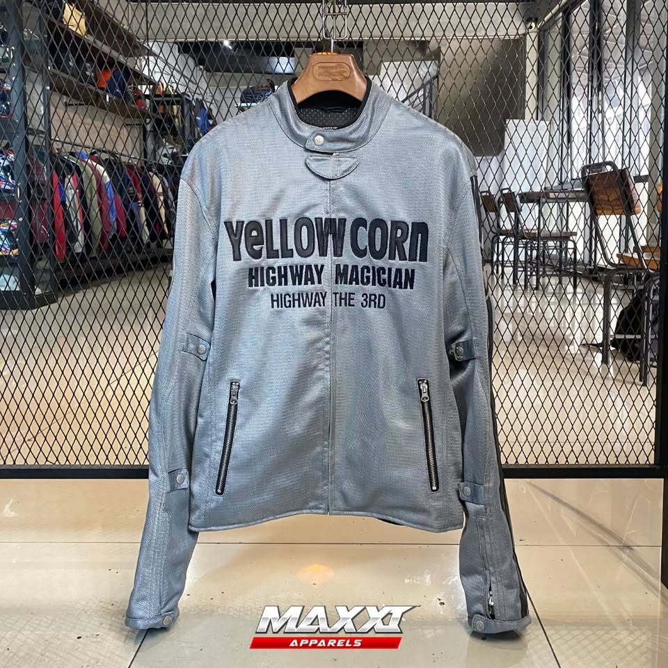 Jual Jaket motor Yellow Corn - YB 1111 Grey - BB (75kg-82kg) | Shopee ...
