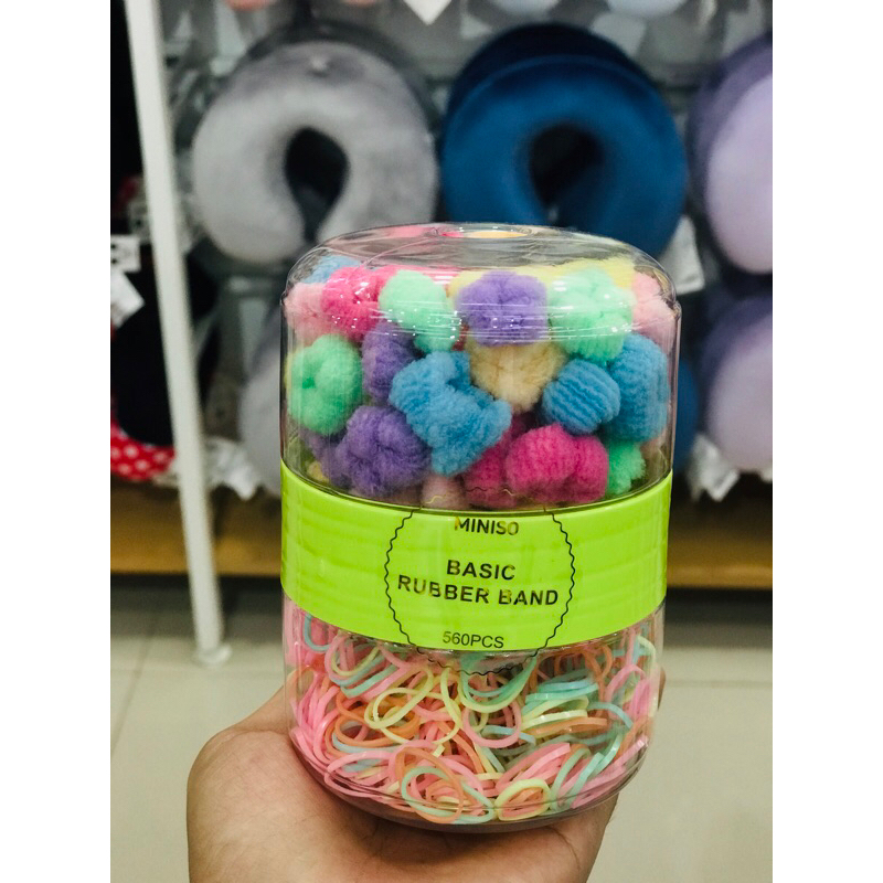 Jual Miniso Basic Hamburger Hair Tie (560pcs)/Miniso Ikat Rambut Anak ...