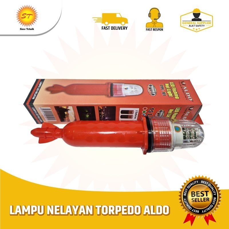 Jual Lampu Nelayan Torpedo Aldo Single Flash | Shopee Indonesia