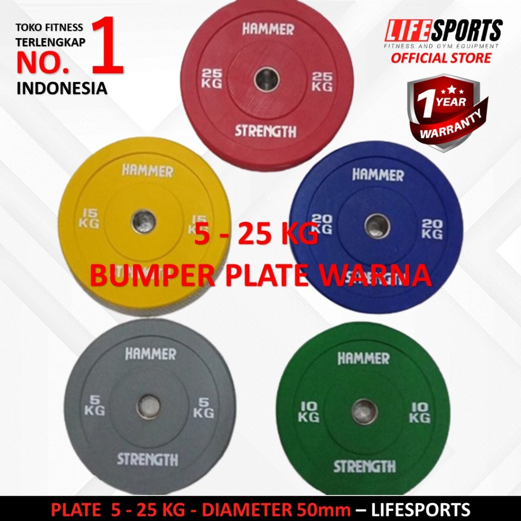 Jual LIFESPORTS - New Alat Olahraga Fitness Hammer Strenght Weight ...