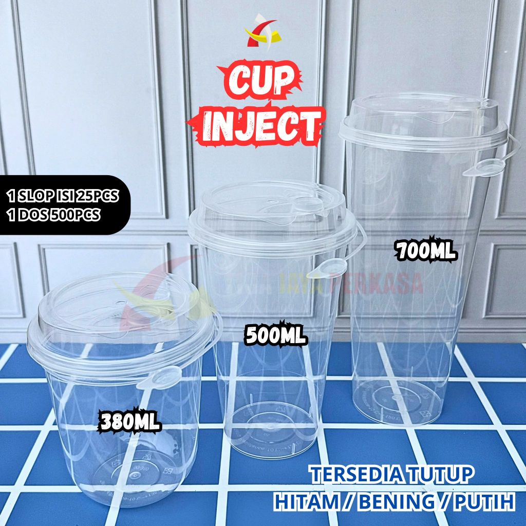 Jual Thinwall Cup Injection Tebal / Gelas Plastik Inject 12oz 380ml ...