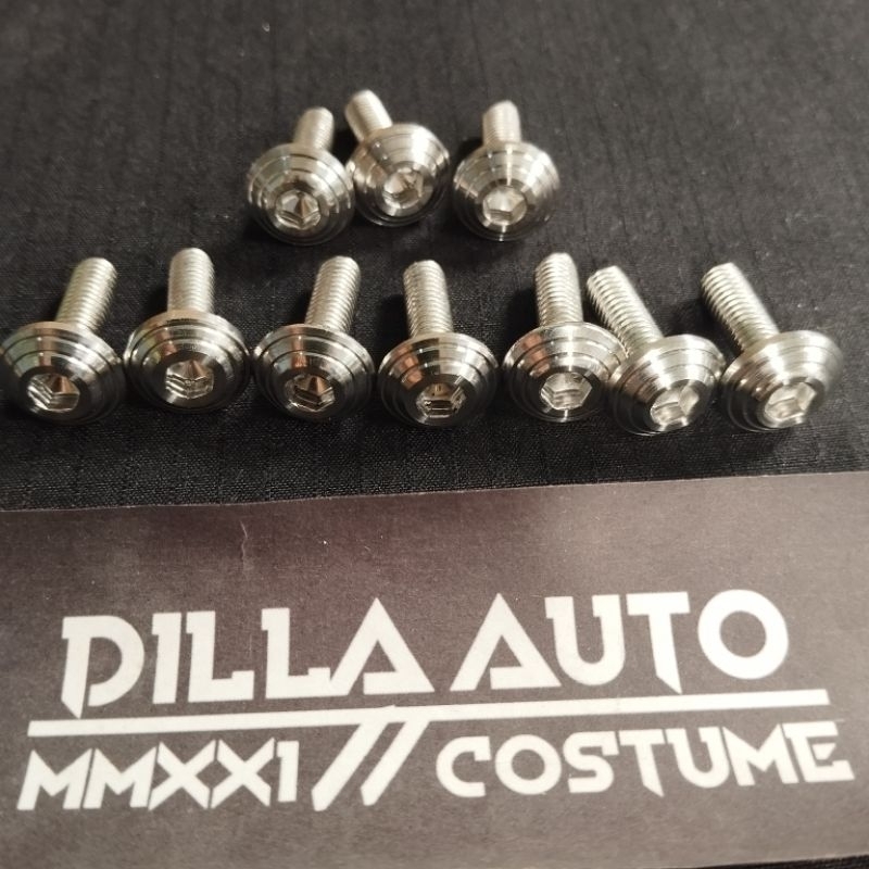 Jual BAUT M6 / DRAT 10 L STAINLESS COSTUME HANDMADE MODEL PAYUNG SPIRAL UNIVERSAL | Shopee Indonesia