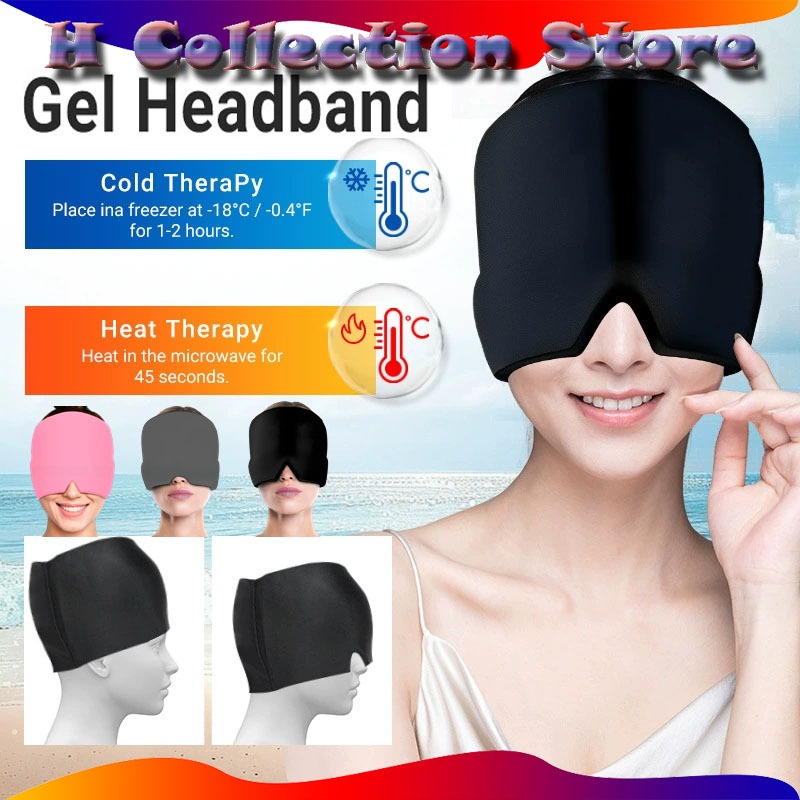 Jual Kompress Dingin Dan Panas Migraine Topi Masker Gel Panas Kompres ...