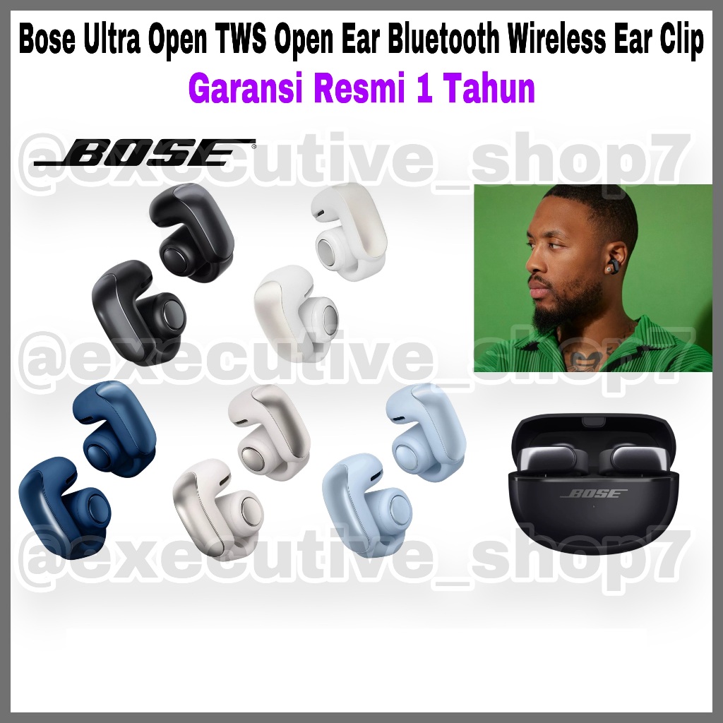 Jual Bose Ultra Open TWS Open Ear Bluetooth Wireless Ear Clip - Garansi ...