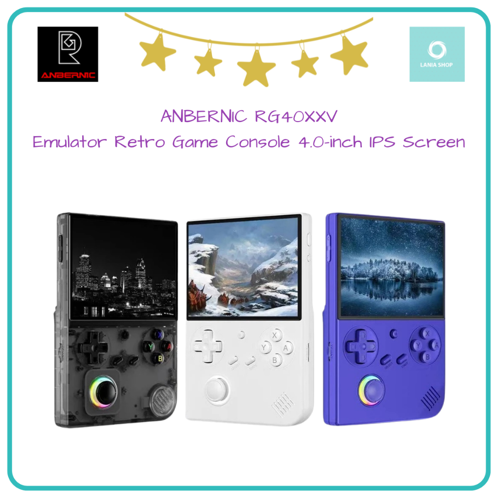 Jual ANBERNIC RG40XXV - Emulator Retro Game Console 4.0-inch IPS Screen ...