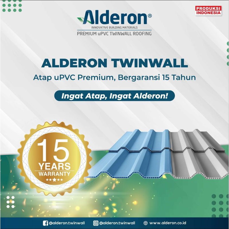 Jual Alderon Twinwall UPvc Premium/Alderon830/sukabumi/cianjur | Shopee ...