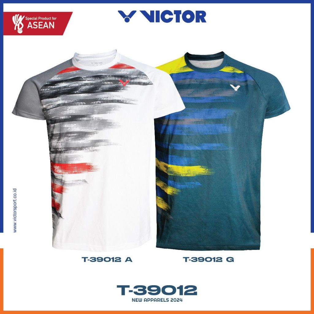 Jual Baju Victor Apparel ASEAN T-Shirt T-39012 / T39012 / T 39012 ...