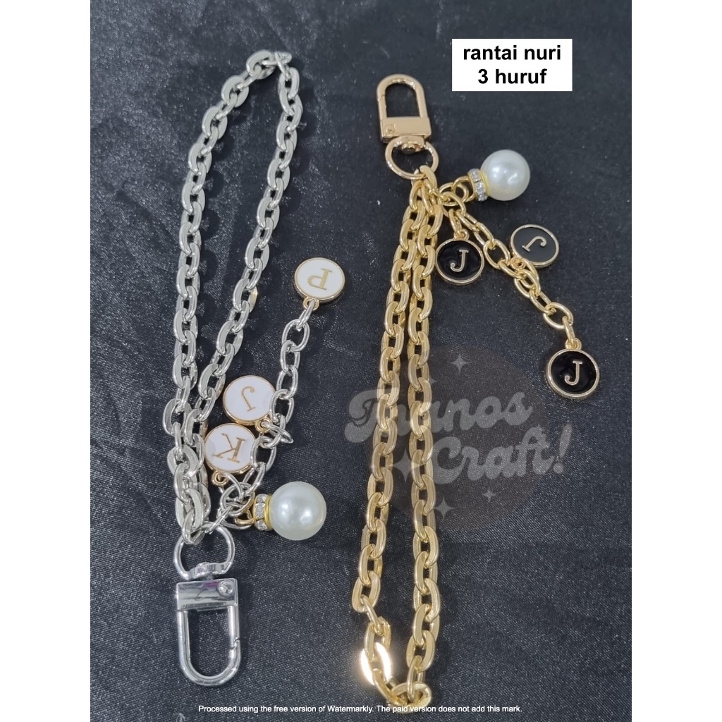 Jual GANTUNGAN HP RANTAI HURUF FREE MIKA / PCS | Shopee Indonesia