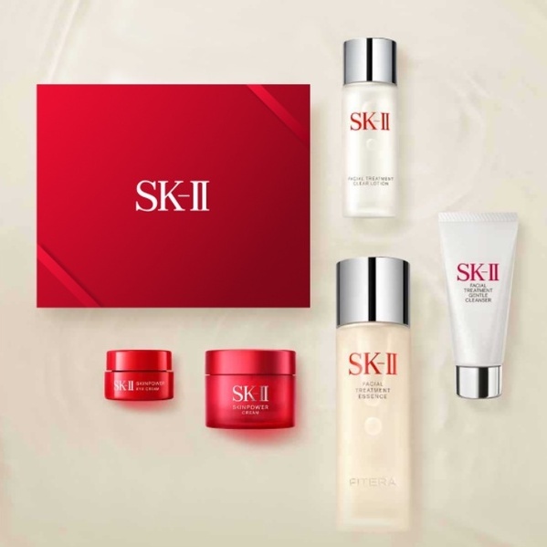 Jual SK-II SKII paket anti aging dengan pitera dan skinpower advanced cream dengan box | Shopee ...