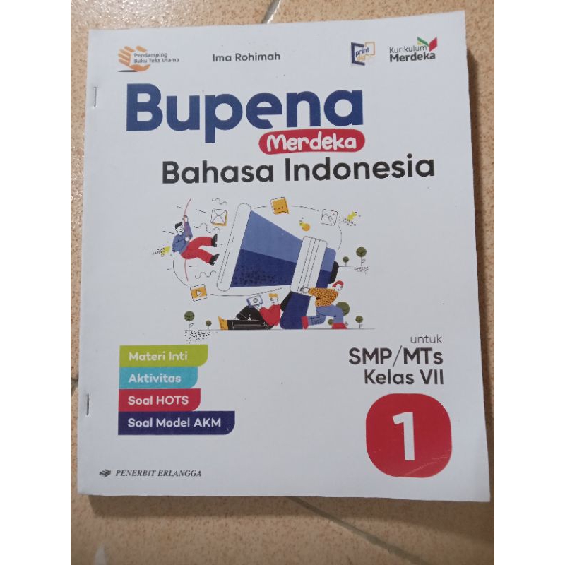Jual Bupena merdeka bahasa indonesia SMP Mts Kelas VII 7 1 Kurikulum merdeka | Shopee Indonesia