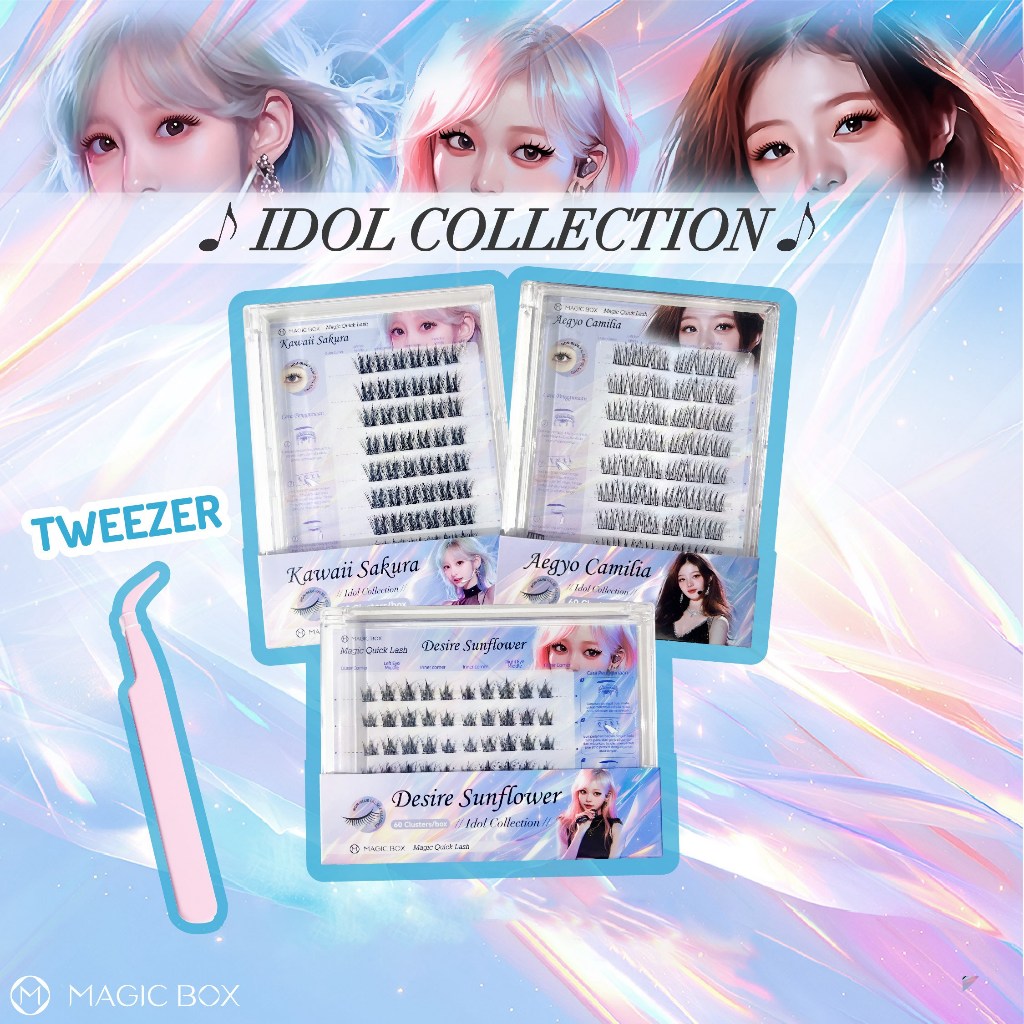 Jual (1)Eyelashes extension Magic Box Versi yang ditingkatkan（Bebas lem ...