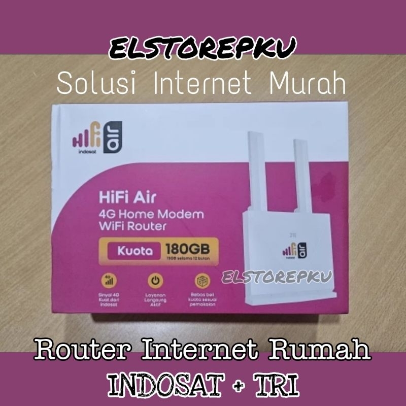 Jual Router WiFi Rumah kuota murah 4G LTE Mobile {HiFi Air Indosat + Tri} Home Broadband modem ...