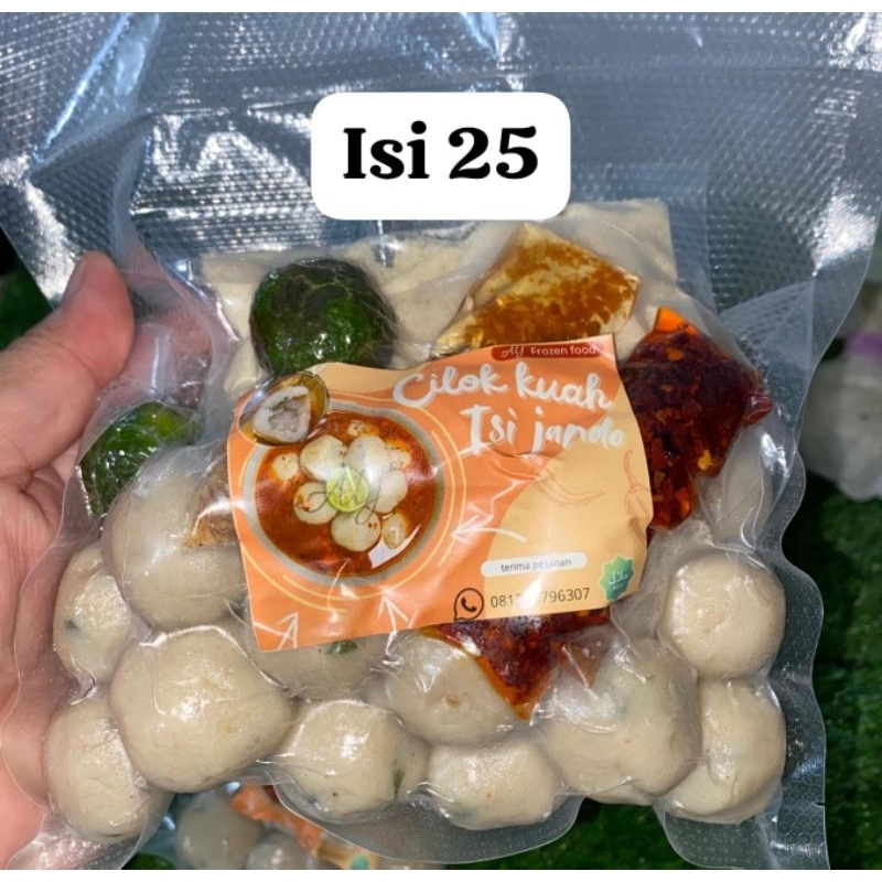 Jual cilok Kuah isi jando isi 25 pcs | Shopee Indonesia