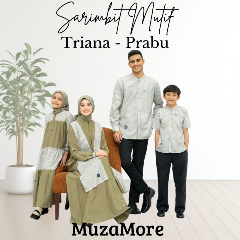 Jual SARIMBIT MUTIF TRIANA PRABU FAMILY COUPLE TERBARU 2025 | Shopee ...