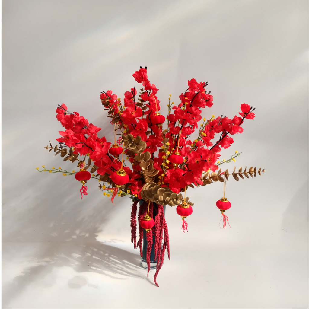 Jual pip. Red 3 | bunga hoki bunga grand opening kucing hoki bunga meja ...