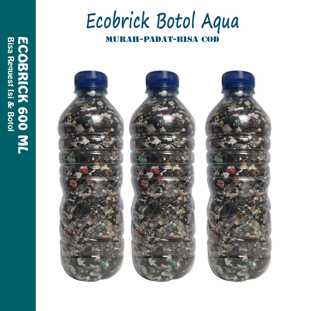 Jual Ecobrick Ekobrik Ecobrick Ecobrik Ekobrik Botol Plastik Aqua Bata ...