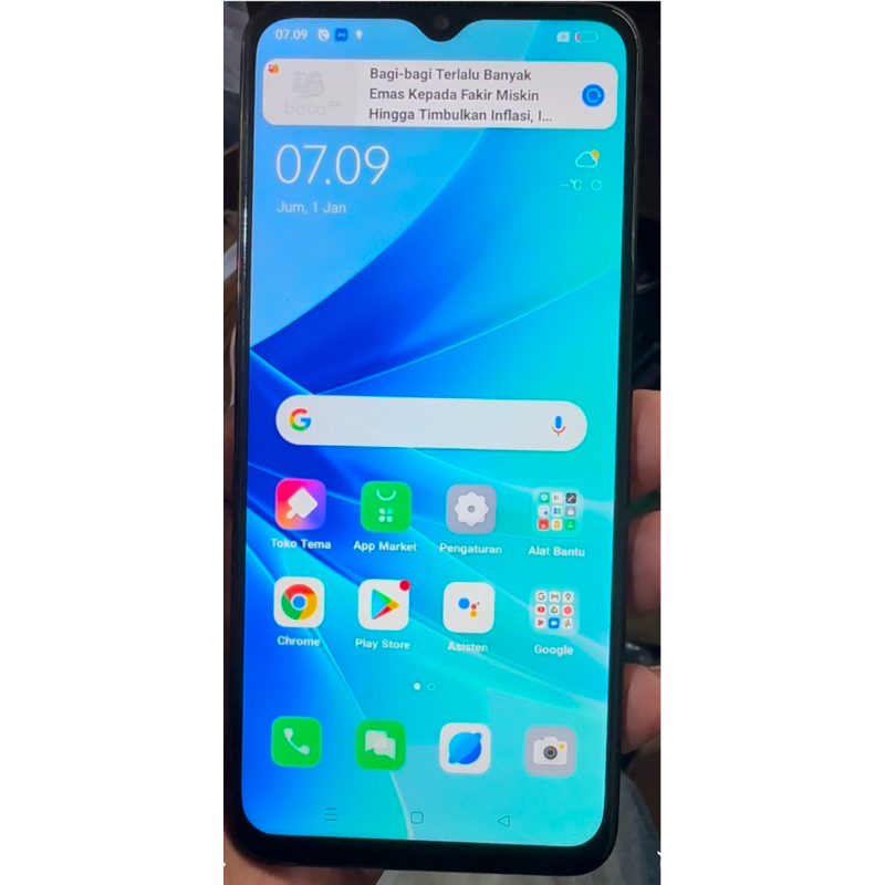Jual lcd touchscreen oppo A57 2022/A77S/A17/A18 original copotan/oem ...