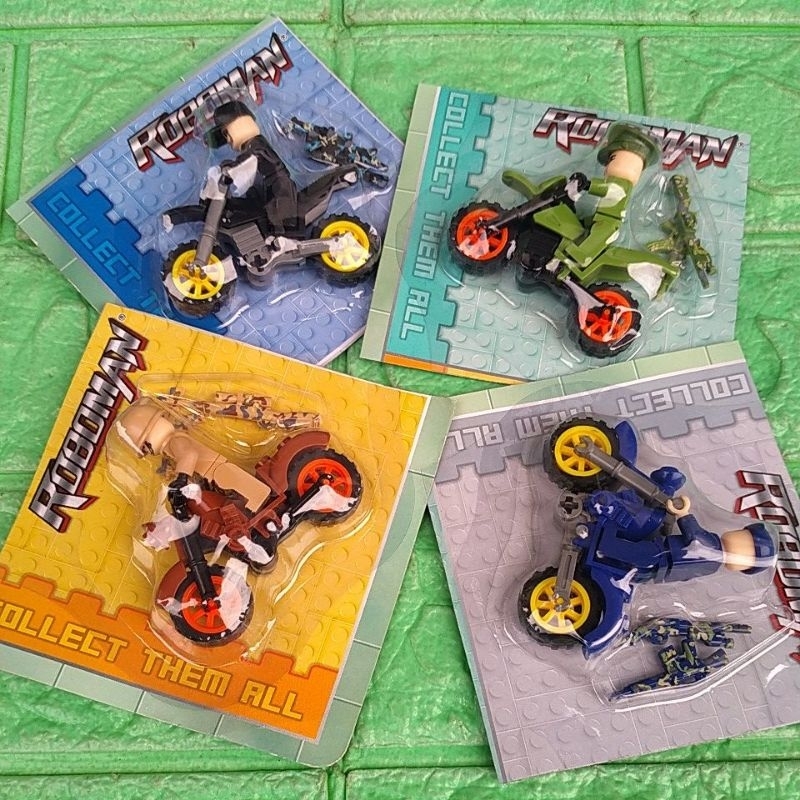 Jual Mainan Robot Rakit Lgo Motor Rboman Motif Polis Suwat SuperNinja ...
