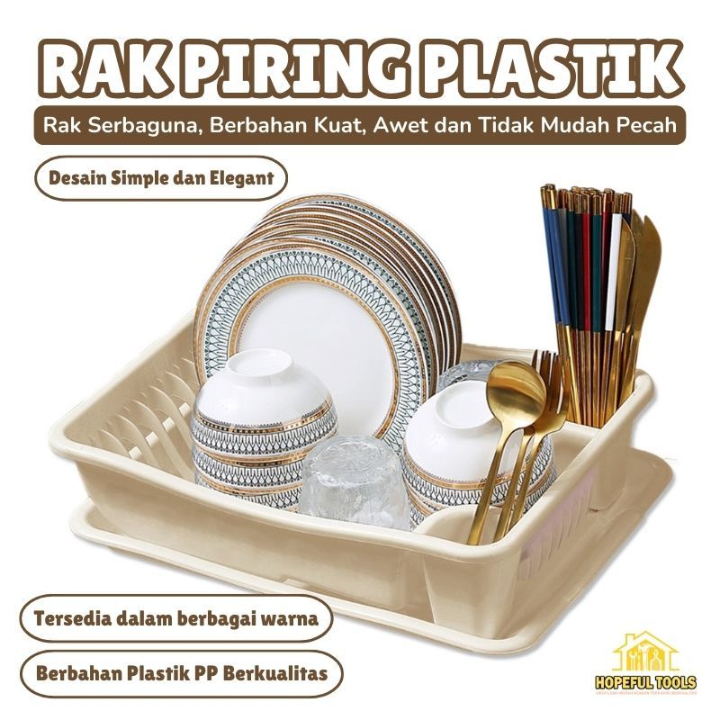 Jual Rak Pengering Piring Plastik Wastafel / Peniris Cuci Piring Sendok ...