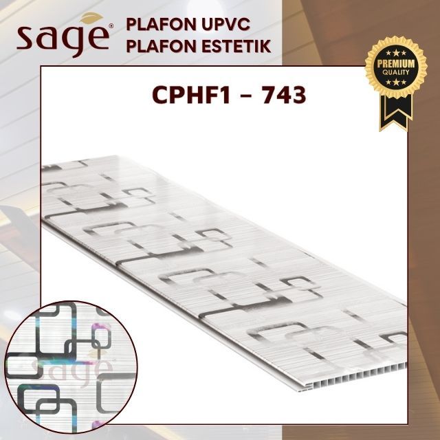 Jual Plafon UPVC SAGE Motif CPHF1-743 Glossy | Shopee Indonesia