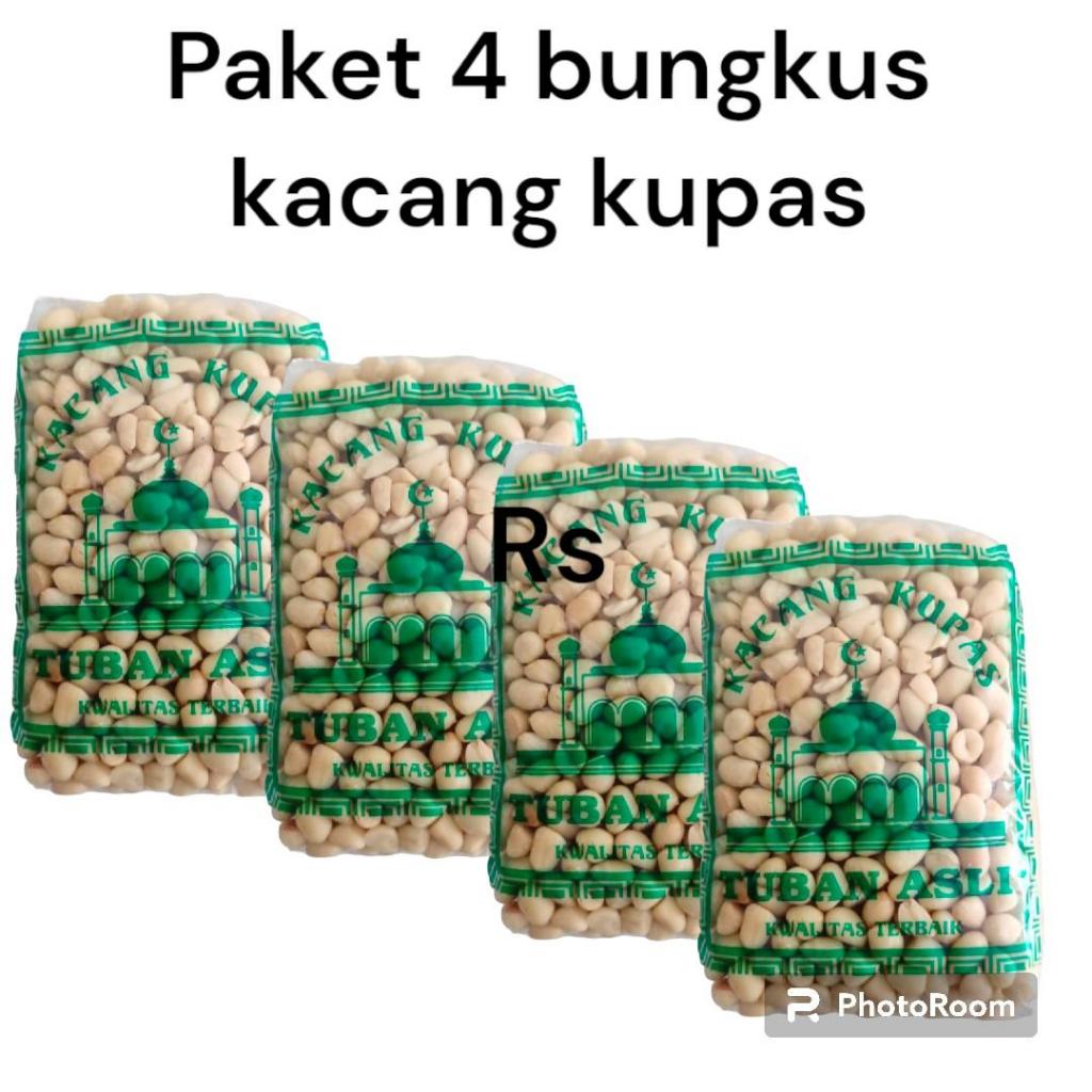 Jual Diskon 4 Pack Kacang Kupas | Kacang Tanah Mentah Kupas KEMASAN 250 ...