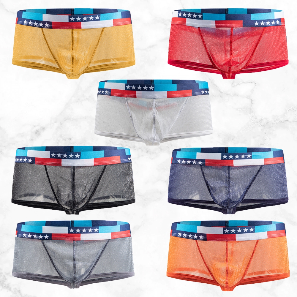 Jual VANSKOOS Boxer Celana Dalam Seksi Pria Transparan Men Underwear E076 | Shopee Indonesia