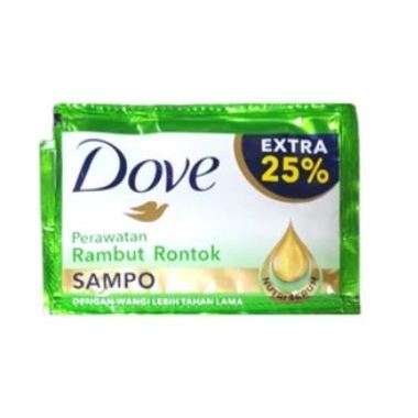 Jual Dove Shampo Perawatan Rambut Rontok ( 8+2 ml ) Sachet X 1kemasan ...