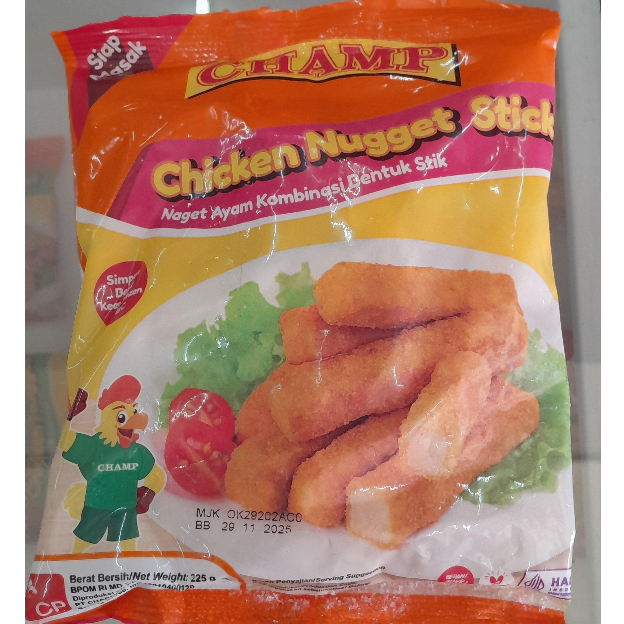Jual CHAMP Nugget Stick 225GR | Shopee Indonesia
