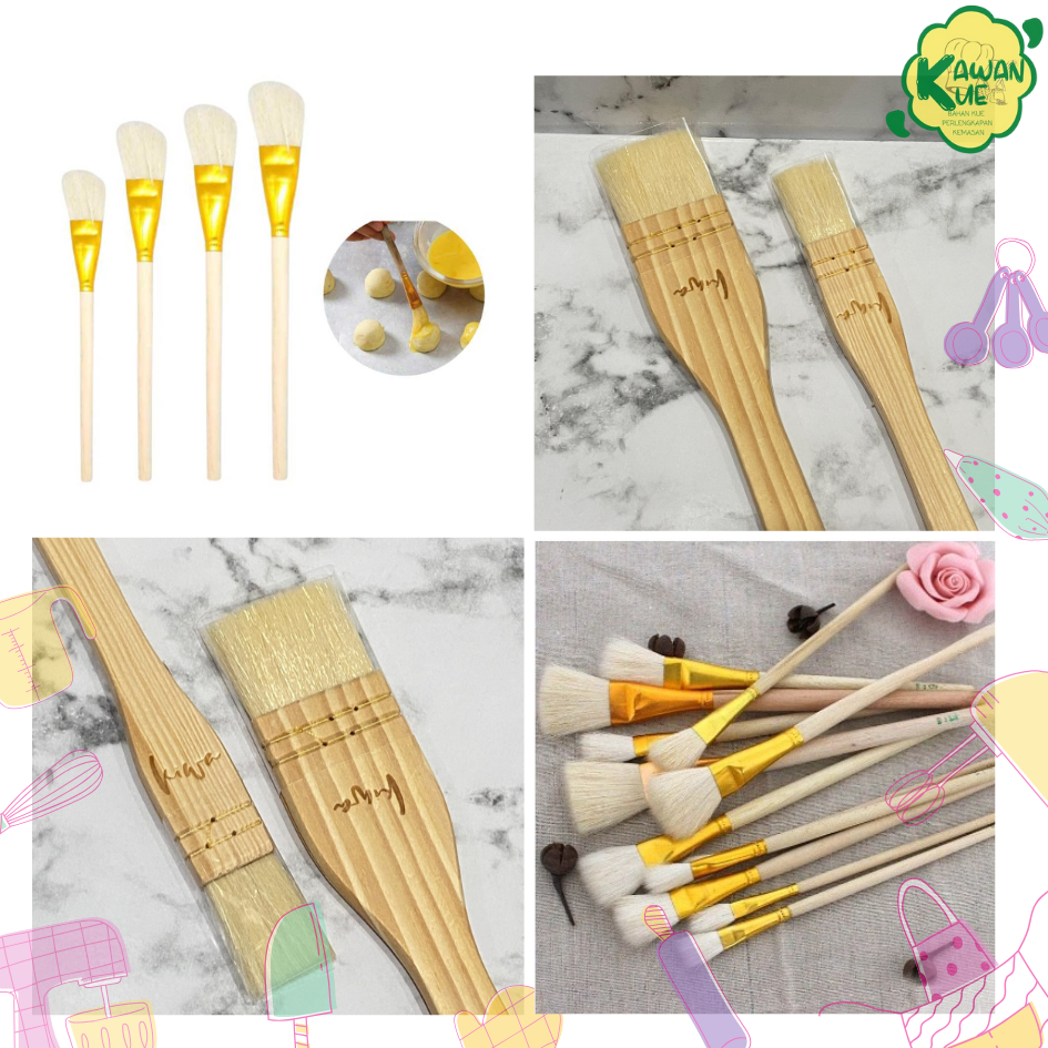 Jual Kuas Oles Nastar Wool Brush Kuas HL / Kuas Olesan Nastar / Kuas ...